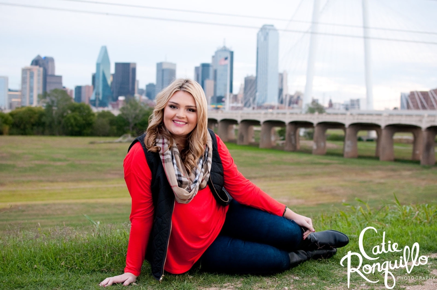 Dallas Senior Portraits at White Rock Lake and the Skyline